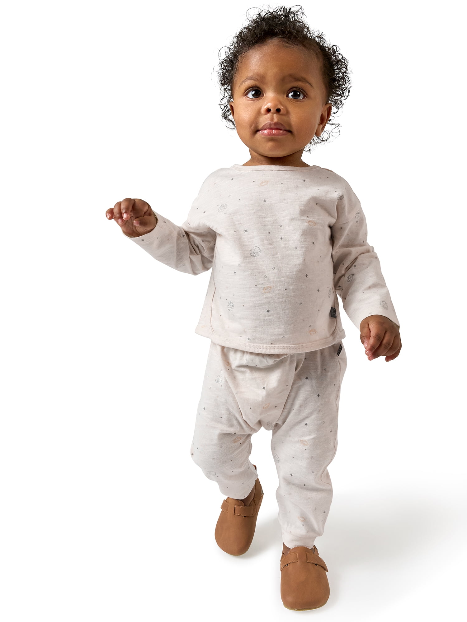 Modern Moments by Gerber Baby Boy Box Fit Top and Harem Pant Outfit Set ...
