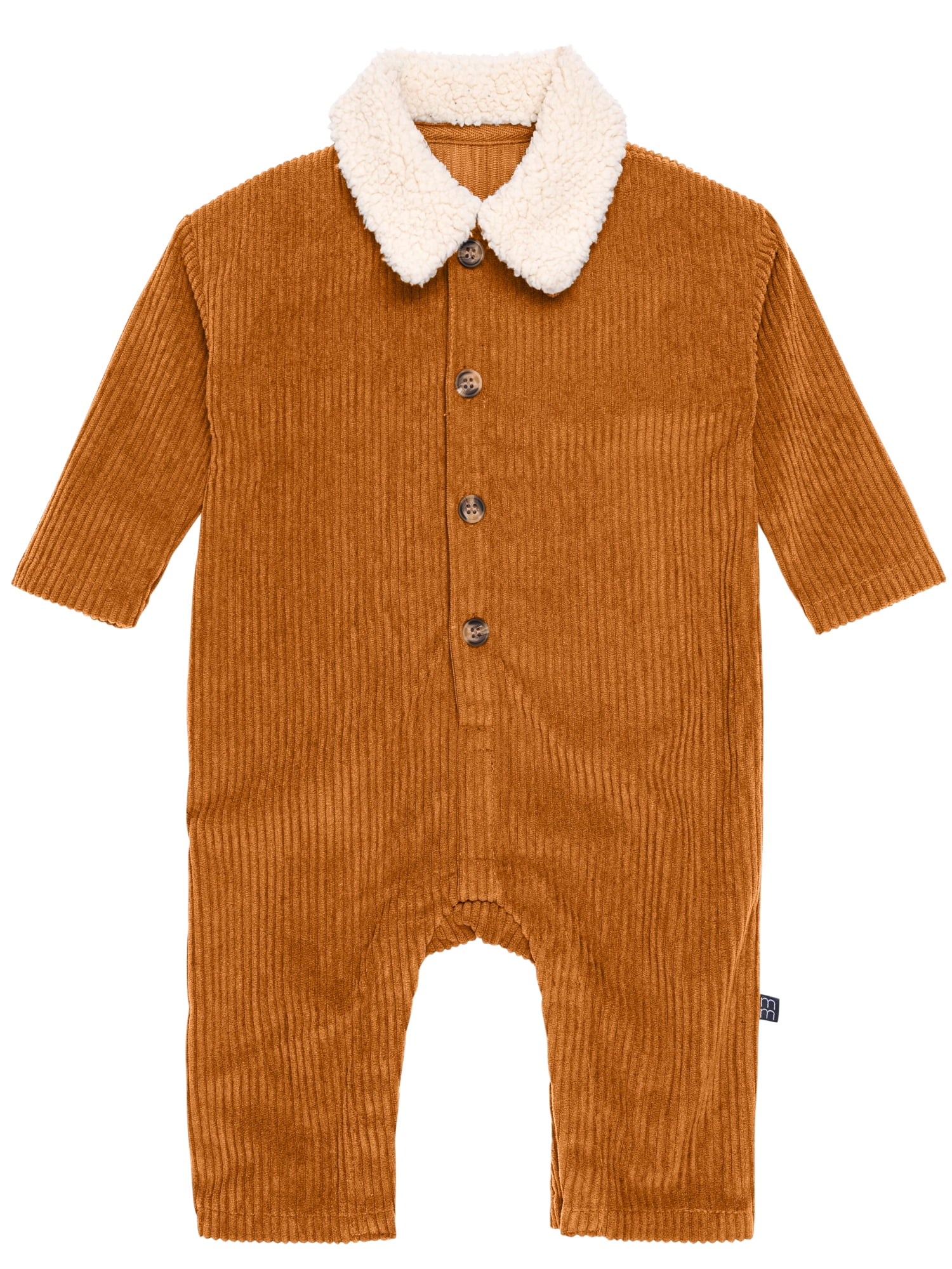 Modern Moments by Gerber Baby Boy Corduroy Romper, Sizes 0/3 Months ...