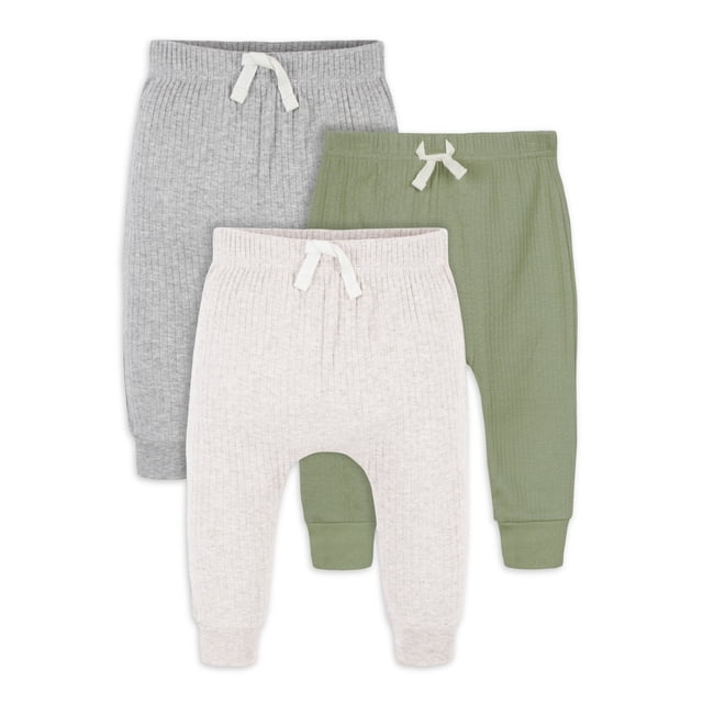 Modern Moments by Gerber Baby Boy Pants, 3-Pack (Newborn - 12M ...