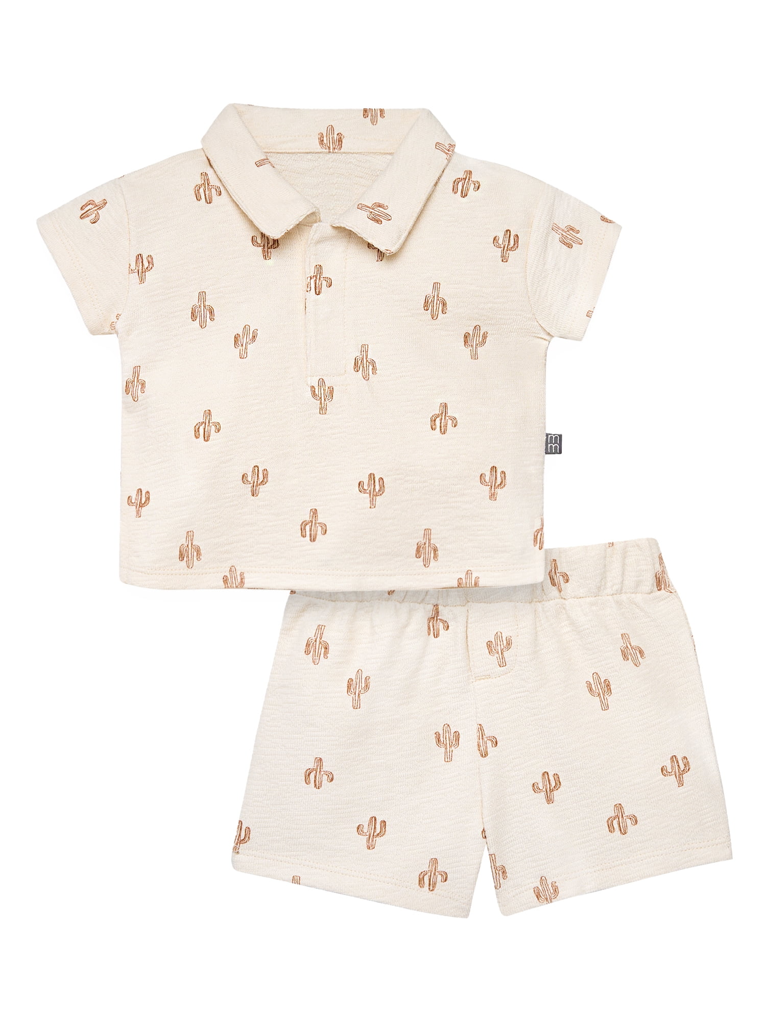 Modern Moments by Gerber Baby Boy Short Sleeve Shirt and Short Outfit ...