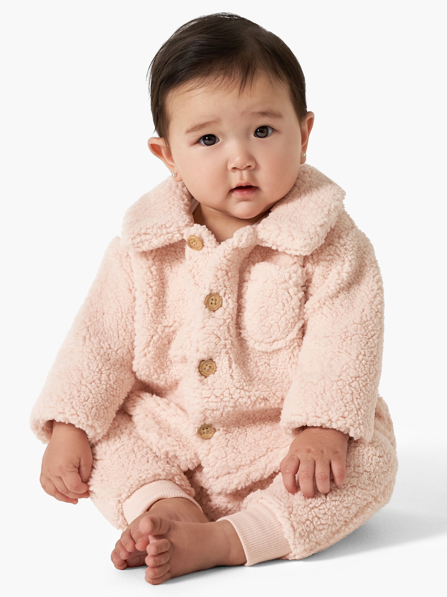 Modern Moments by Gerber Baby Boy or Girl Unisex Microplush Collared ...