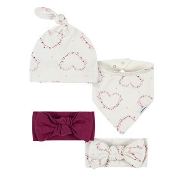 Gerber Newborn Baby Girl Take-Me-Home 3-Piece Layette Gift Set ...