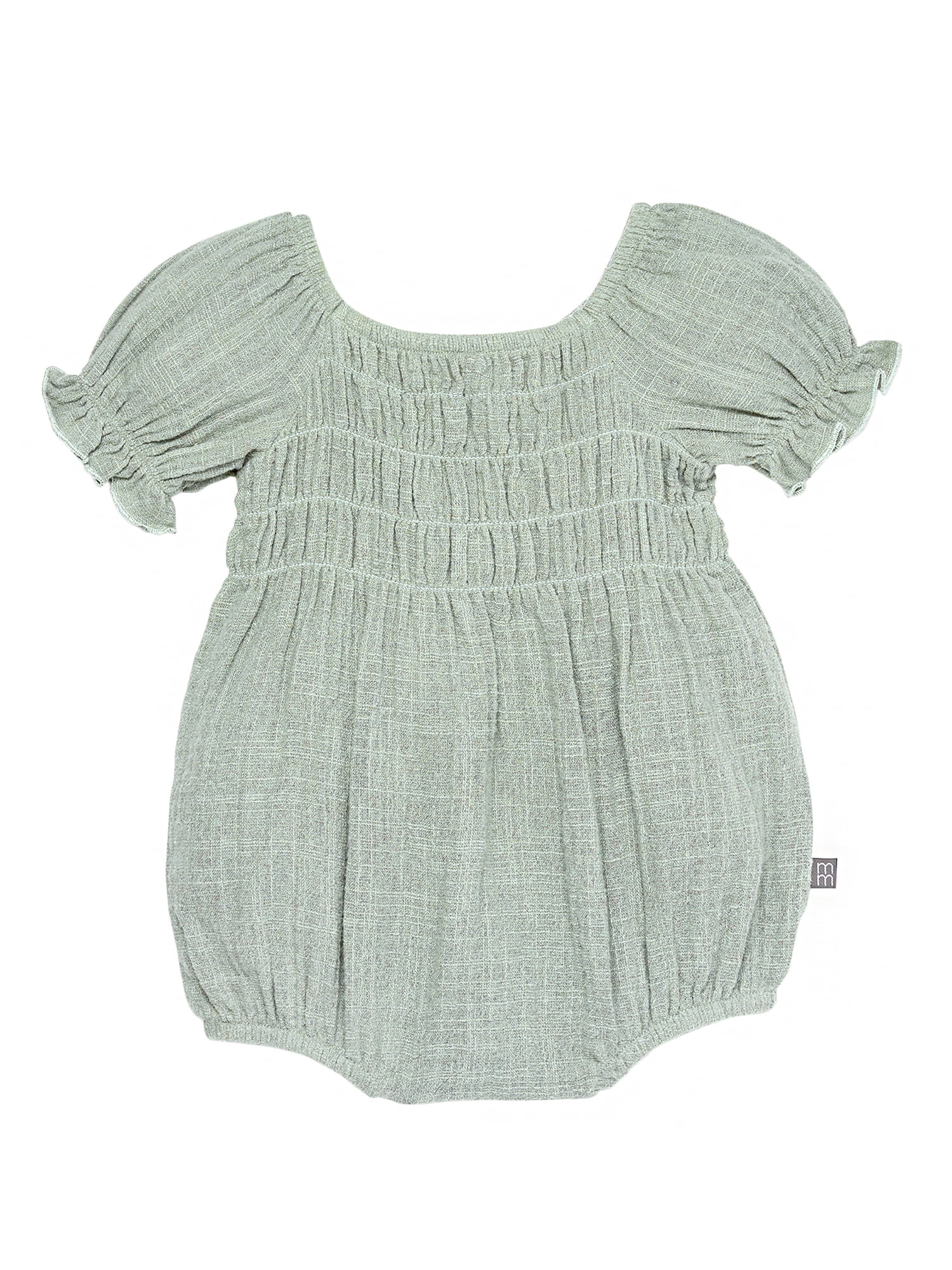 Modern Moments by Gerber Baby Girl Smocked Bubble Romper, Sizes 0/3 ...