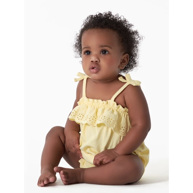 Modern Moments by Gerber Baby Girls Bubble Romper, Sizes 0M-12M ...