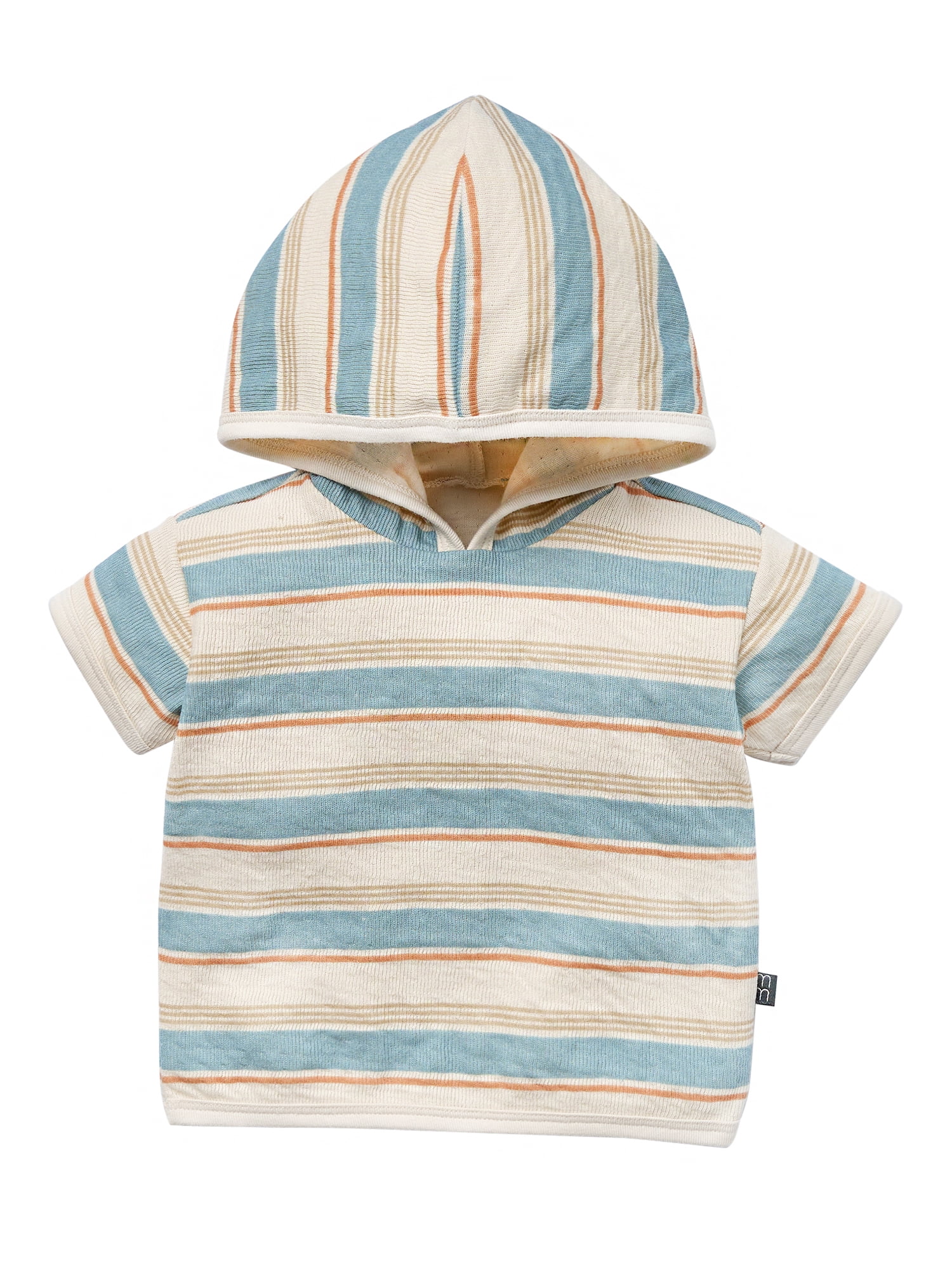 Modern Moments by Gerber Baby Neutral Organic Hooded Short Sleeve Top ...