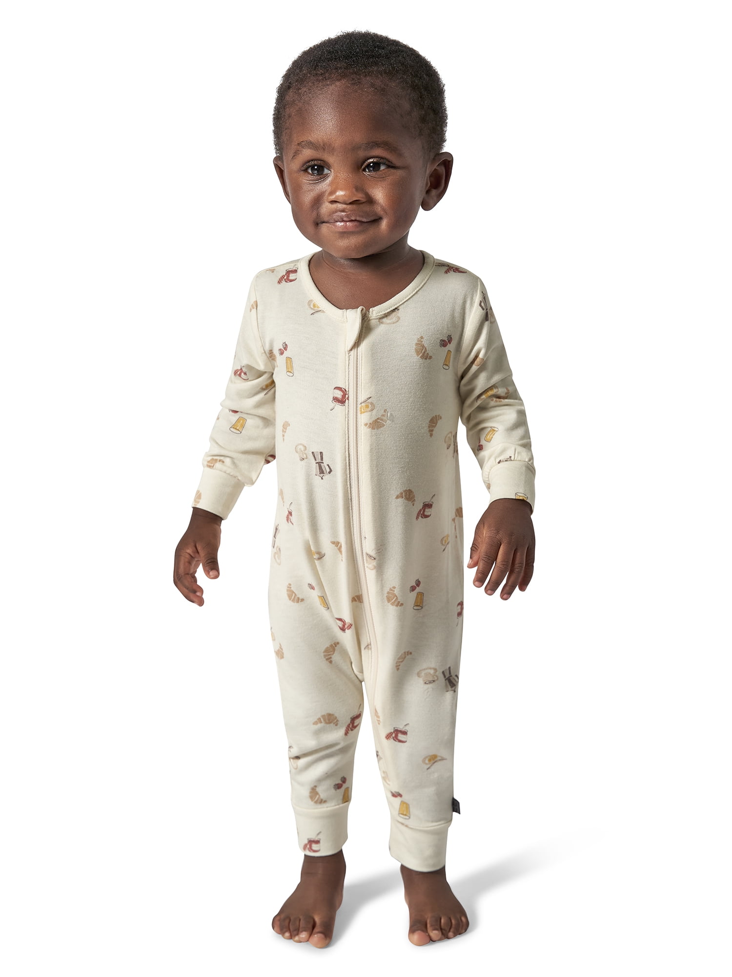Modern Moments Baby Coverall with Mitten Cuff, Sizes Newborn - 12 ...