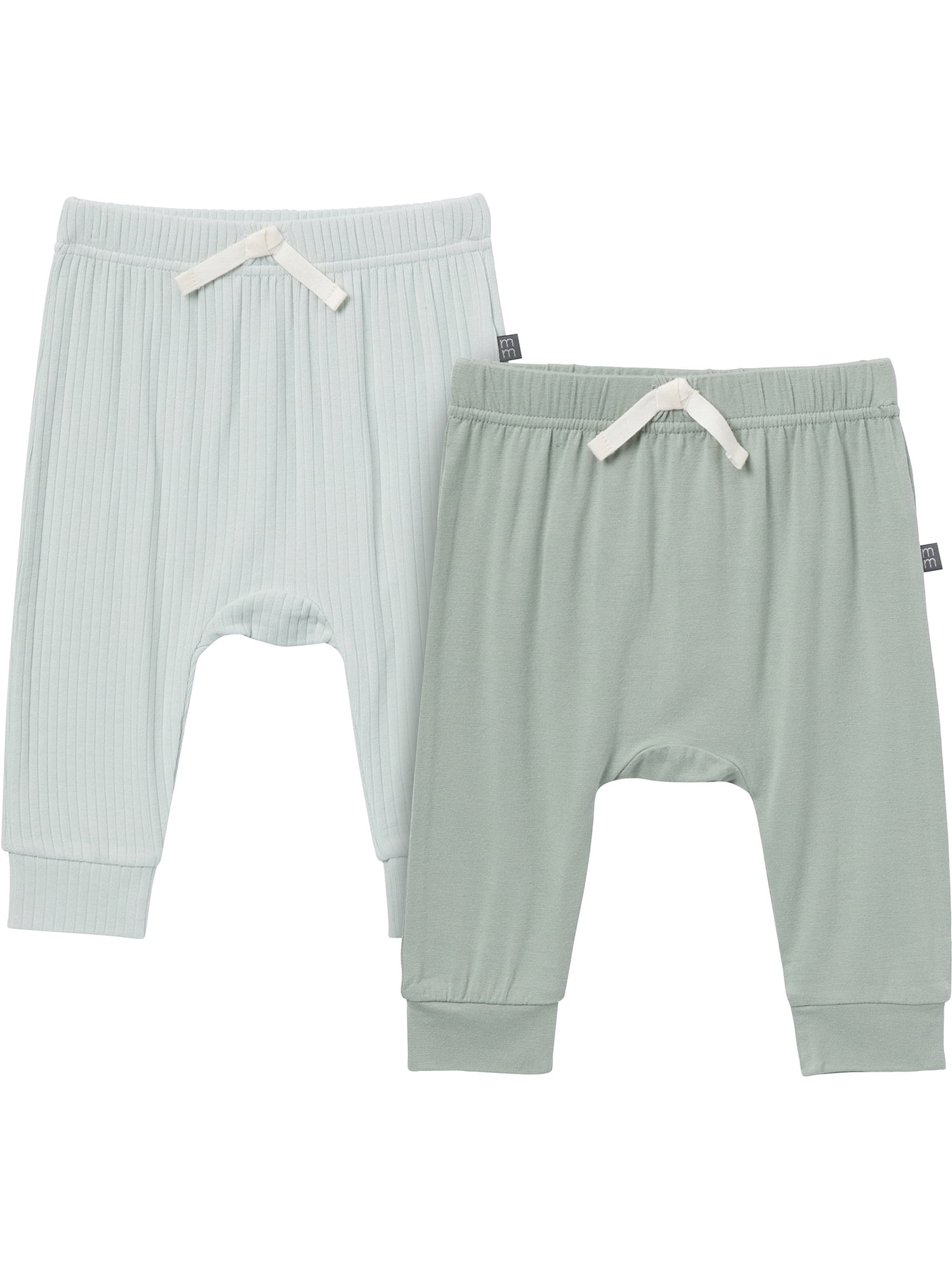 Modern Moments by Gerber Baby Neutral Super Soft Viscose Pants, 2-Pack, Sizes Newborn - 12 ...