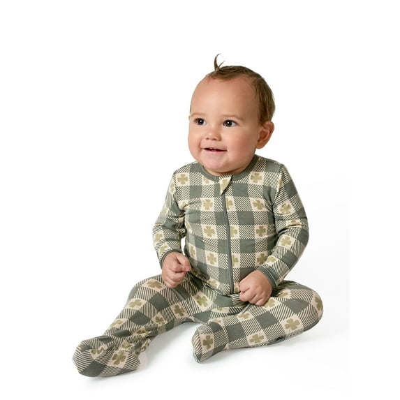 Modern Moments by Gerber Baby Neutral Viscose St. Patrick's Two-Way Zip ...