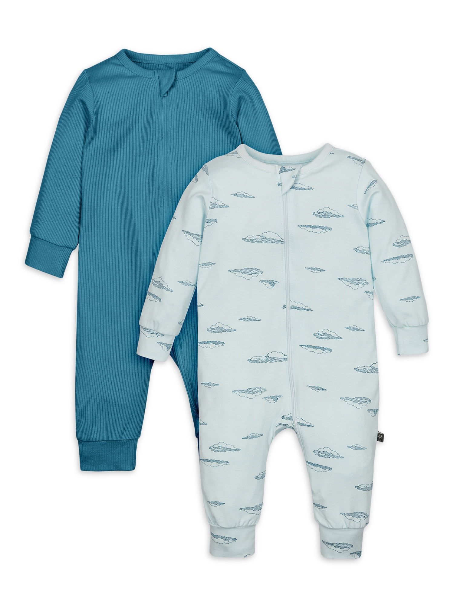 Modern Moments Baby Unisex Coveralls 2-Pack - Super Soft, Stretch ...