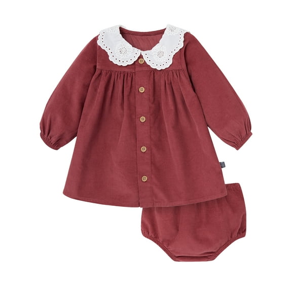 Modern Moments by Gerber Baby Girl Smocked Flutter Sleeve Dress and ...