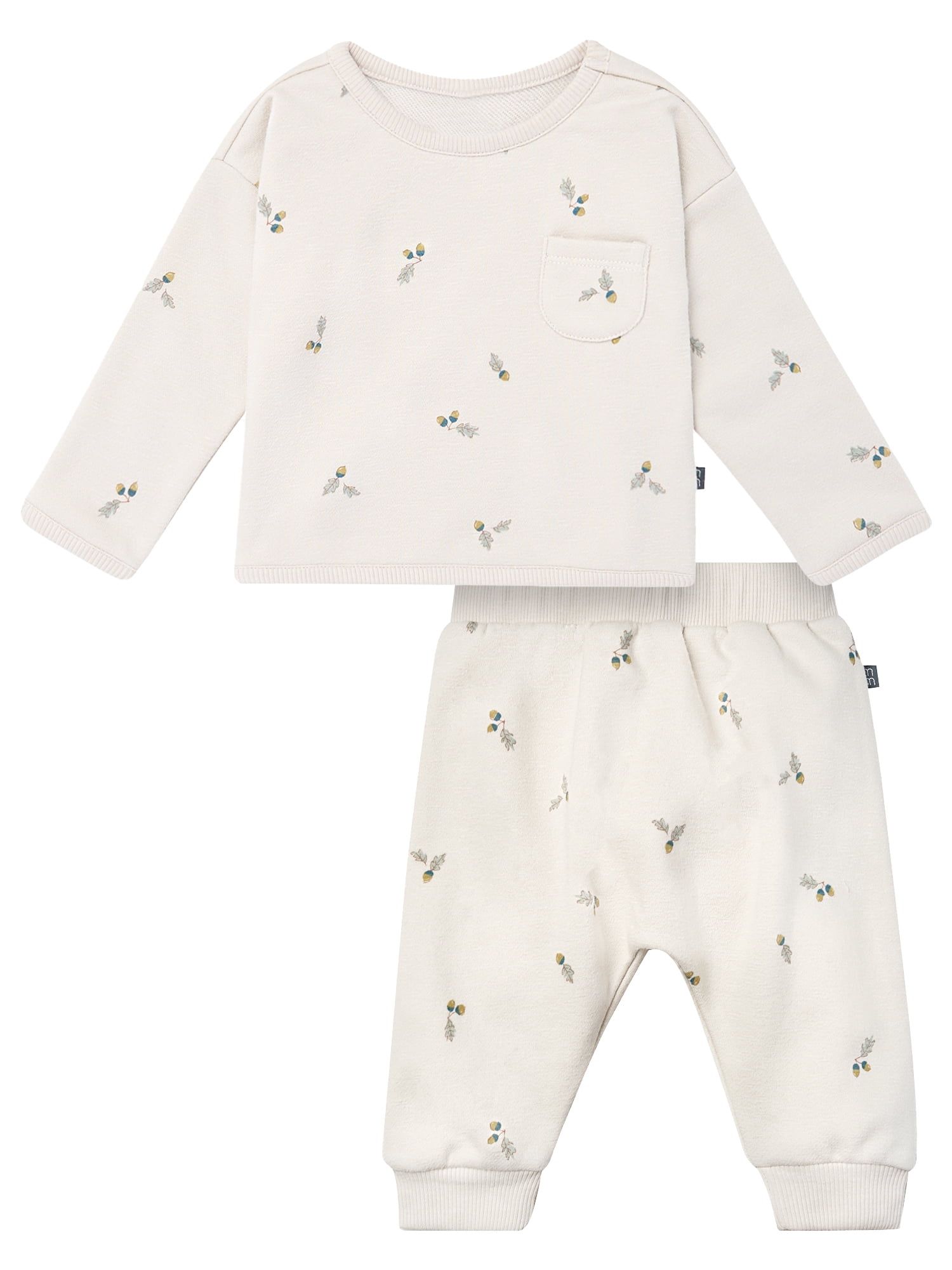 Modern Moments by Gerber Gender Neutral 2-Piece Outfit Sets, Sizes 0/3 ...