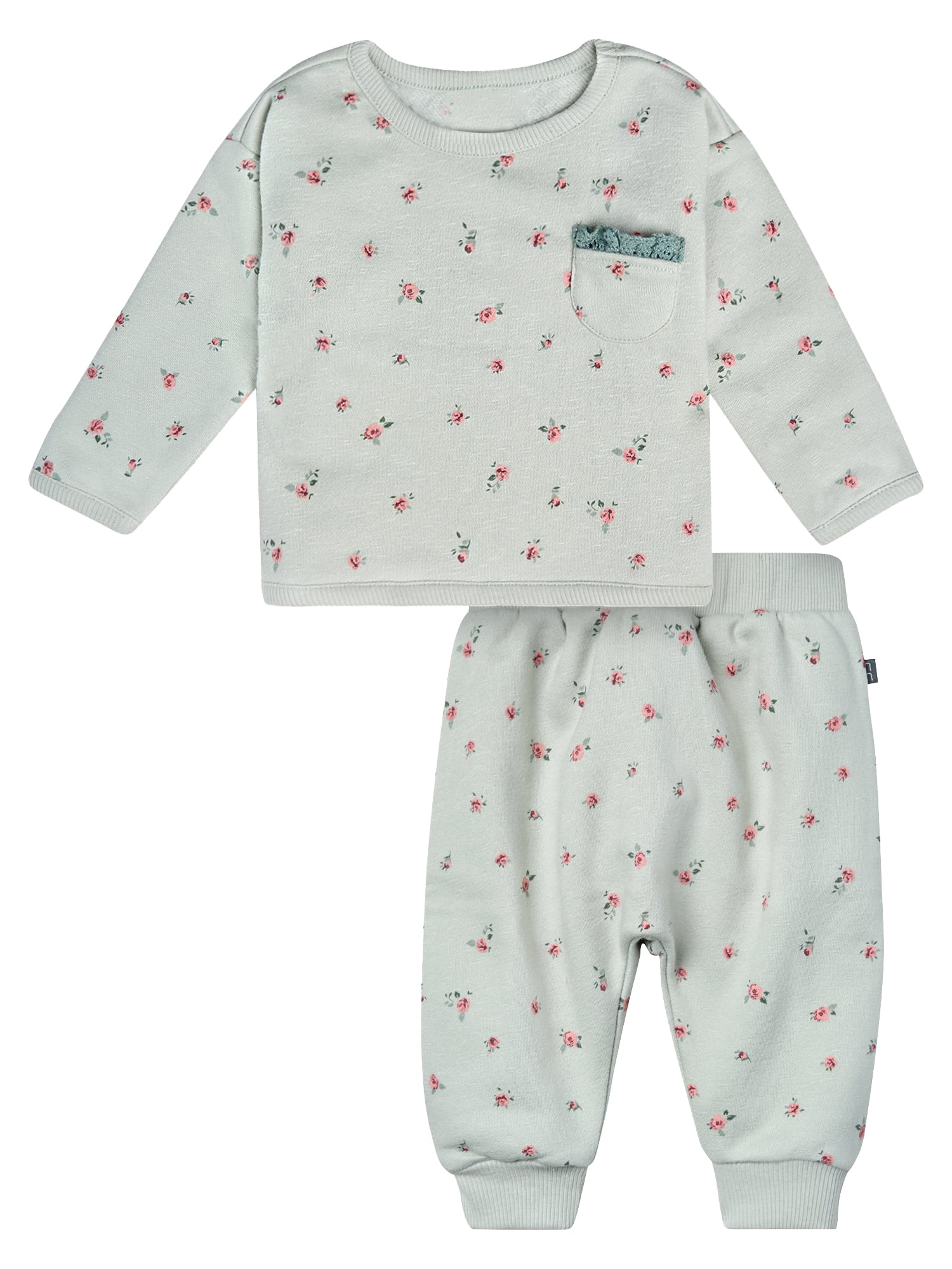 Modern Moments by Gerber Gender Neutral 2-Piece Outfit Sets, Sizes 0/3 ...