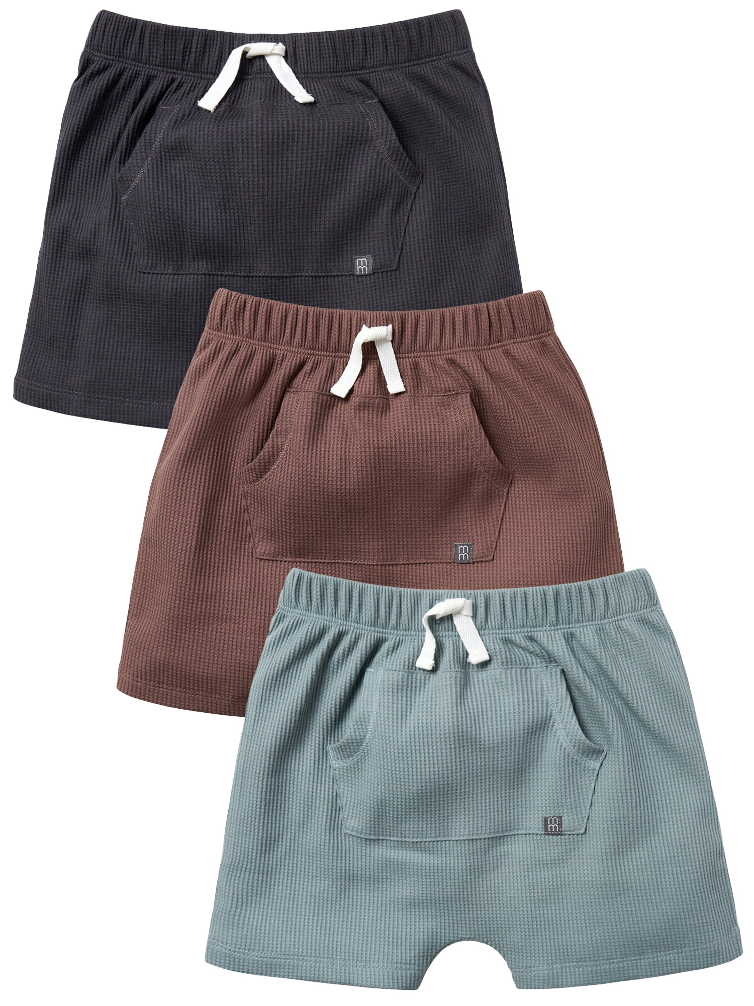 Modern Moments by Gerber Toddler Boy Harem Shorts with Kanga Pocket, 3 ...