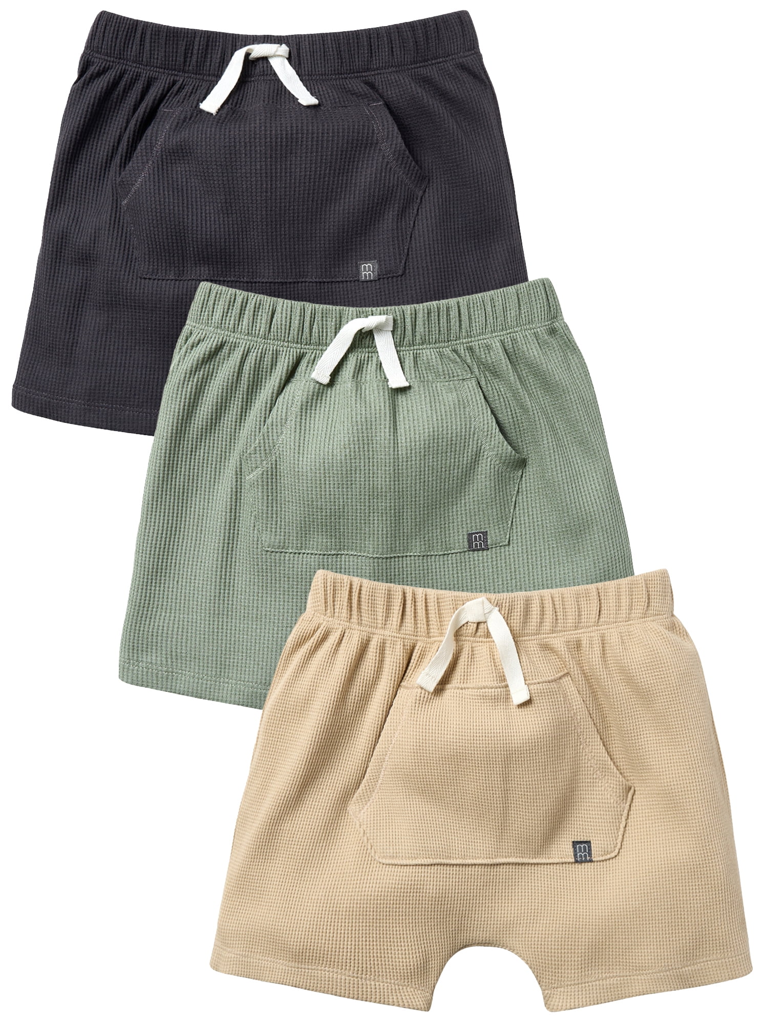 Modern Moments by Gerber Toddler Boy Harem Shorts with Kanga Pocket, 3 ...