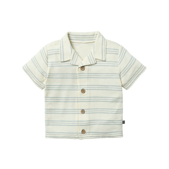 Modern Moments by Gerber Baby and Toddler Boy Button Up Collar Top ...