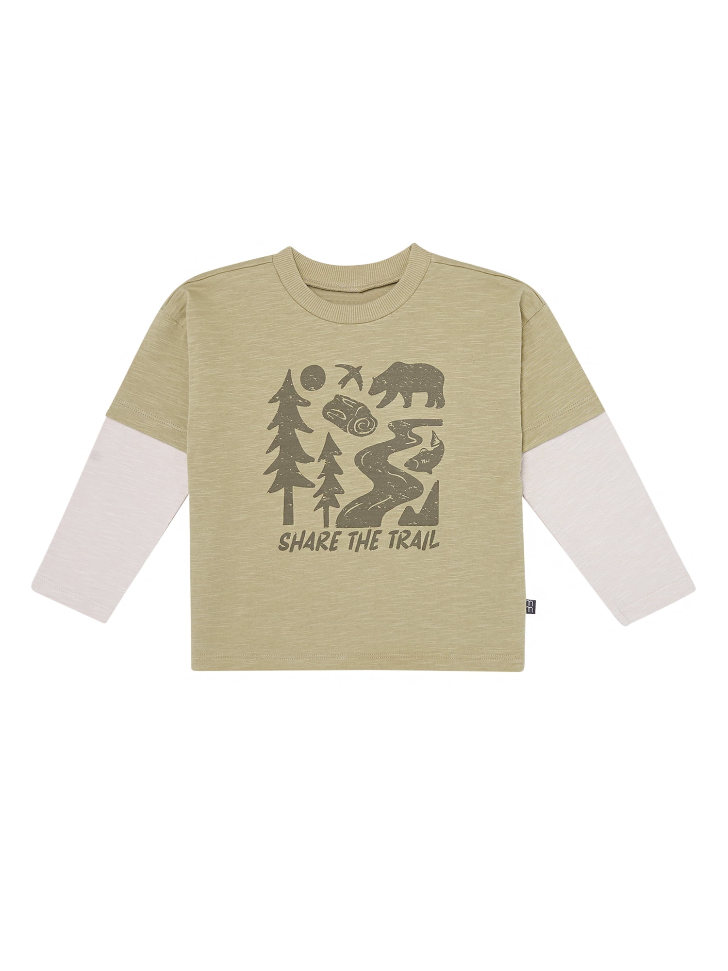 Modern Moments by Gerber Toddler Boy Organic Drop Shoulder Graphic Tee ...