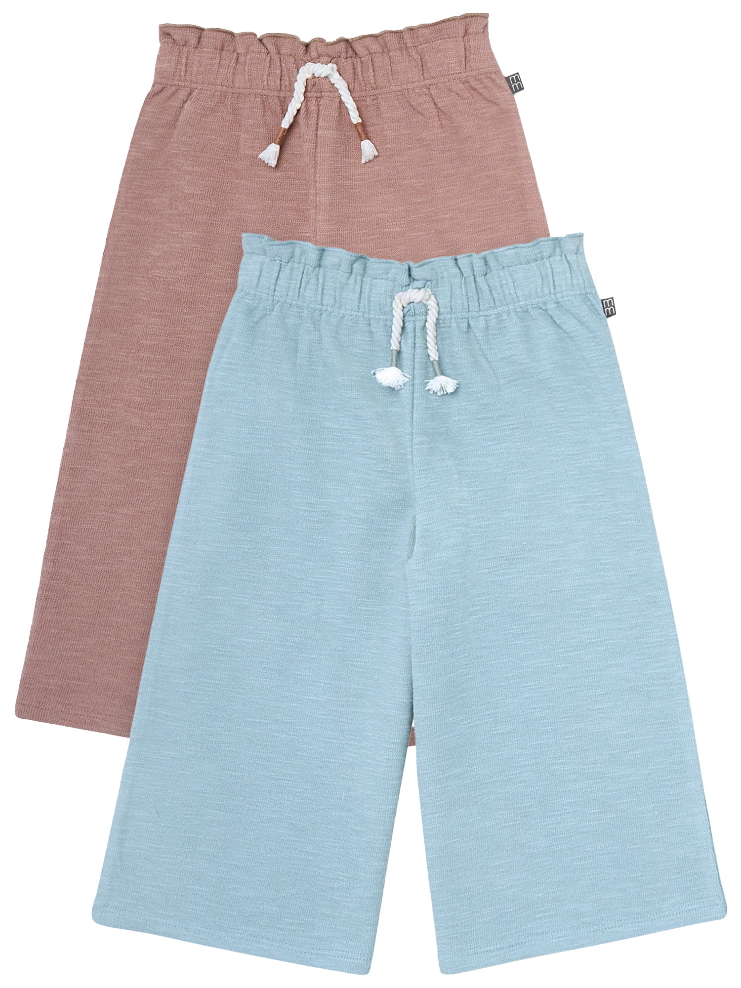 Modern Moments by Gerber Toddler Girl Organic Pants, 2-Pack, Sizes 12 Months - 5T - Walmart.com