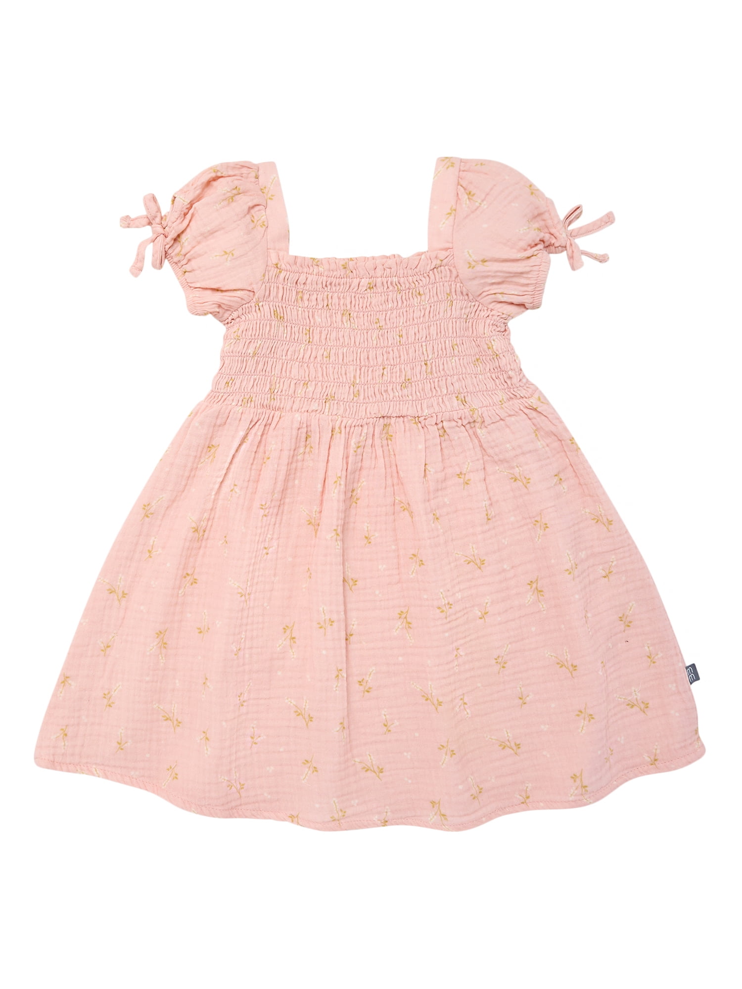 Gerber Toddler Girl Smocked Dress - Cotton - Sizes 12M-5T - Walmart.com