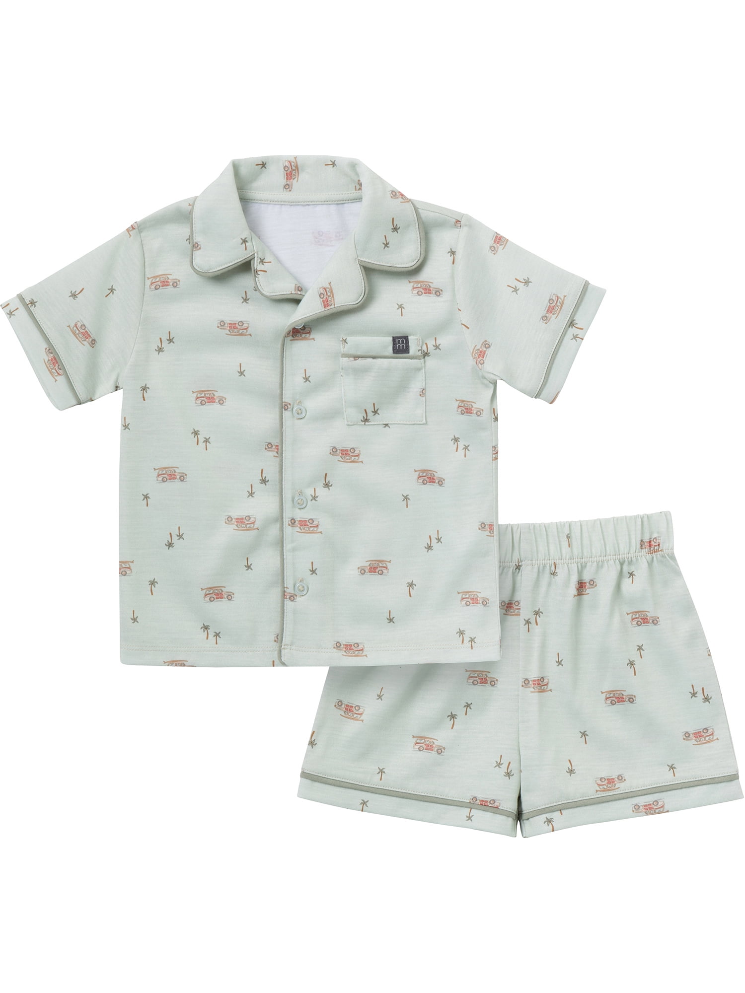 Modern Moments by Gerber Toddler Neutral Pajama Coat Set, 2-Piece ...