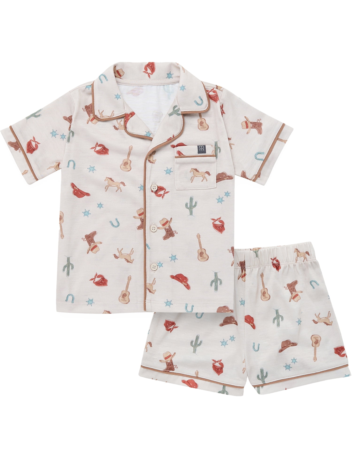 Modern Moments by Gerber Toddler Neutral Pajama Coat Set, 2-Piece ...