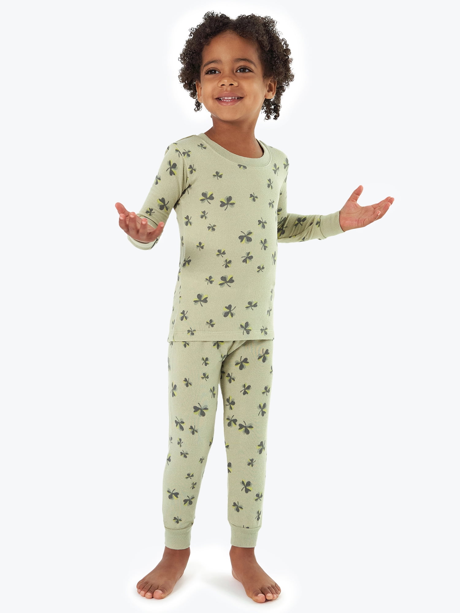 Modern Moments by Gerber Toddler Neutral St. Patrick's Day Pajama Set ...
