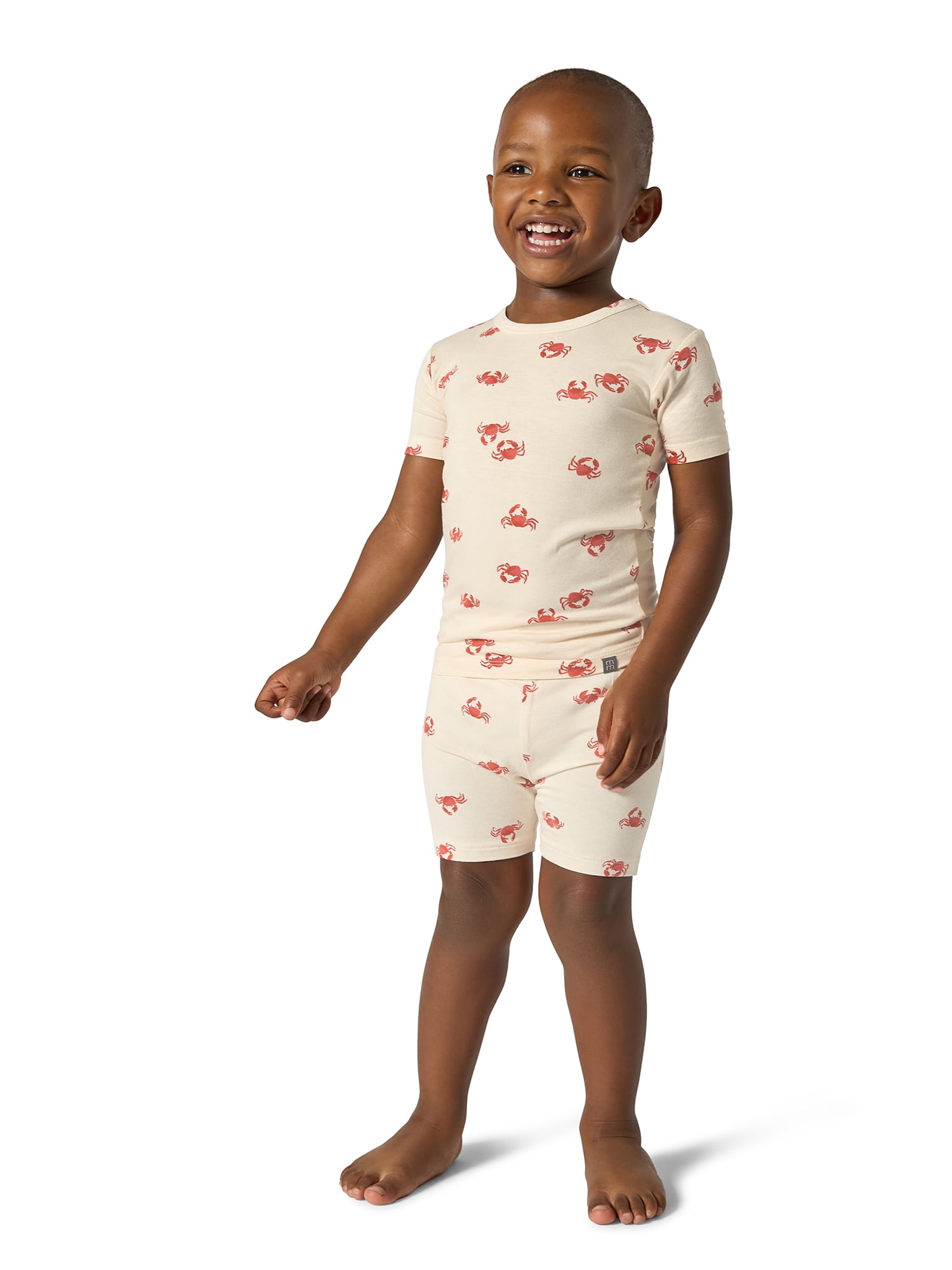 Modern Moments by Gerber Toddler Neutral Super Soft Pajama Short Set, 2 ...