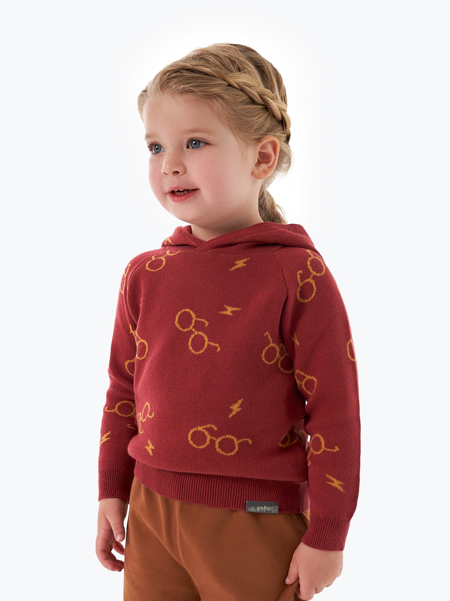 Modern Moments x Harry Potter Toddler Unisex Sweater Knit Hoodie, Sizes ...