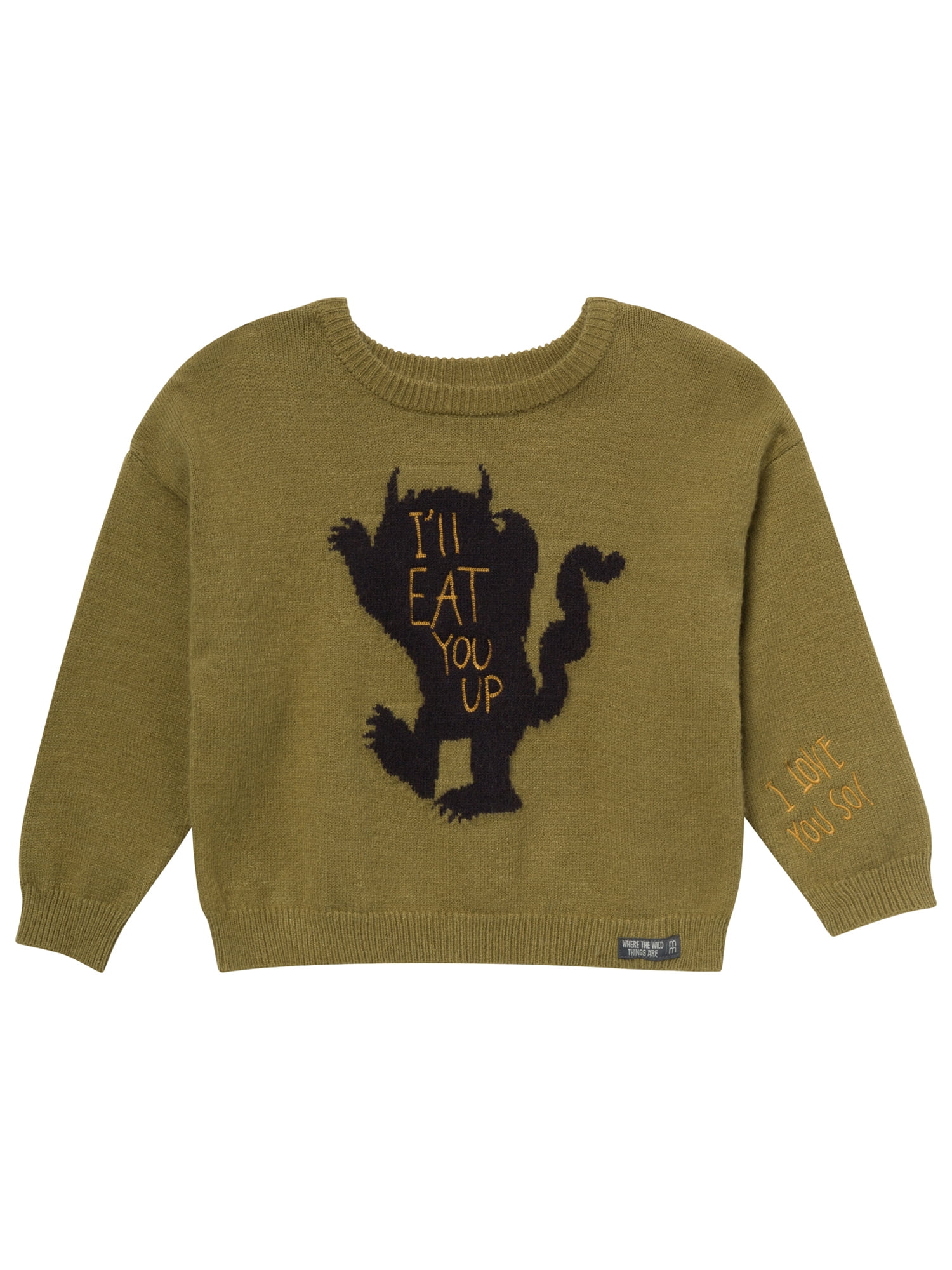 Modern Moments x Where the Wild Things Are Toddler Boy Sweater, Sizes ...