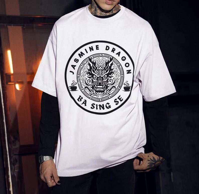 Modern Mood 0611-WM161 NEW BRAND,men's t-shirts USA, Jasmine Dragon Ba ...