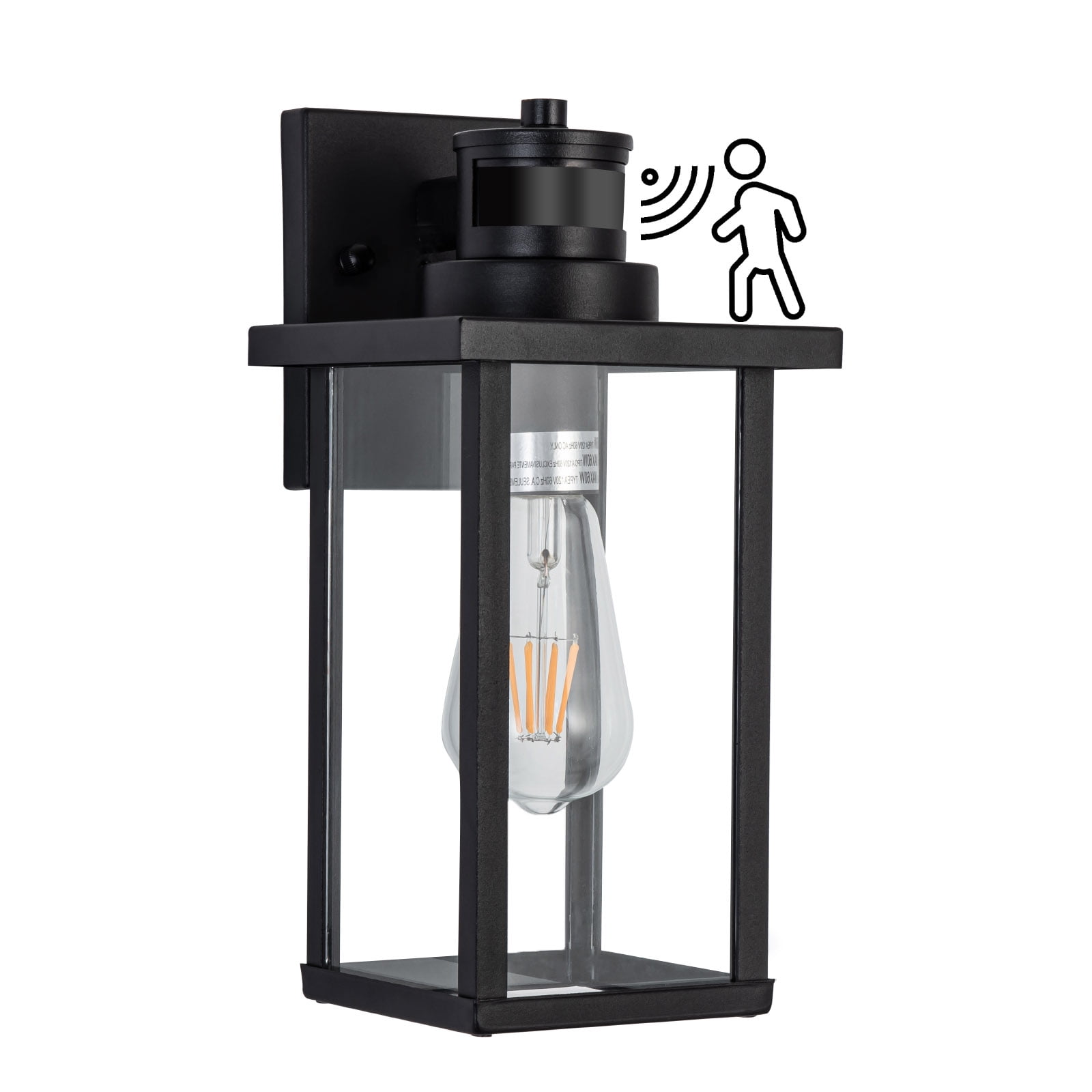 Modern Motion Sensor Wall Light Dusk to Dawn Exterior Outdoor and ...