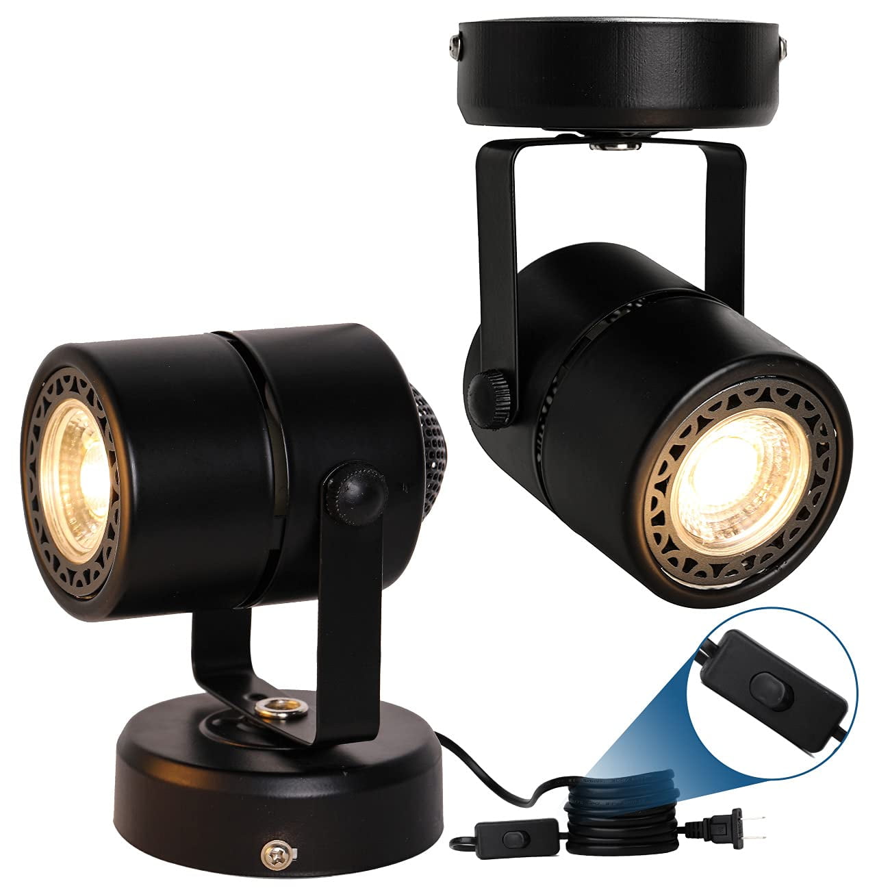 Modern Multipurpose LED Spotlight Desk or Wall Mount LED Accent Uplight ...