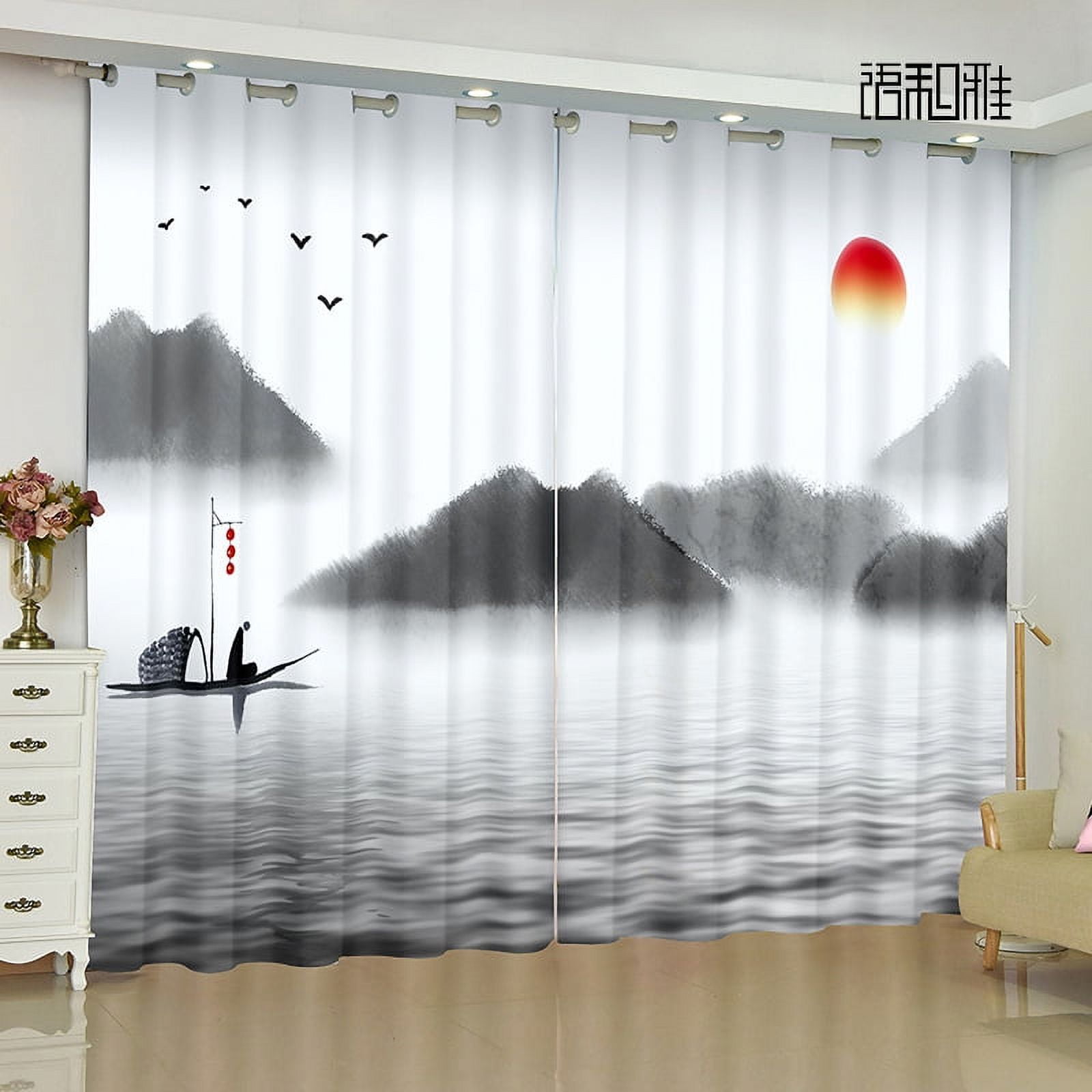 Modern New Chinese Buddhism Landscape Painting Living Room Study High ...