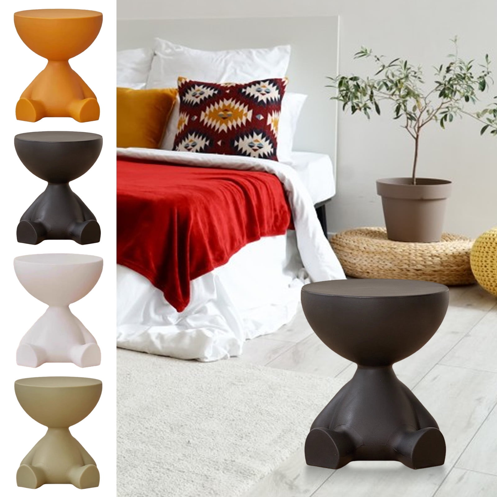 Modern Nightstand Sofa Side Coffee Table Shelf Liftable Bench, Small ...