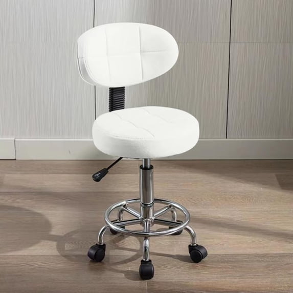 Modern Office Desk Chair Rolling Stool Computer Chair with Low Back ...