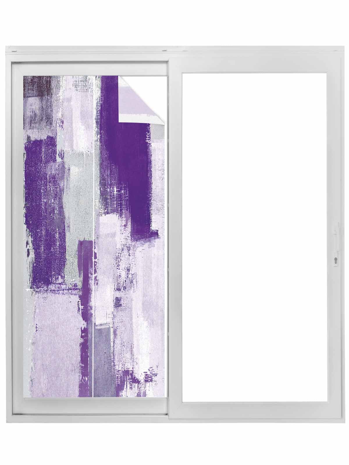 Modern Oil Painting Window Privacy Film Stained Glass Window Film ...