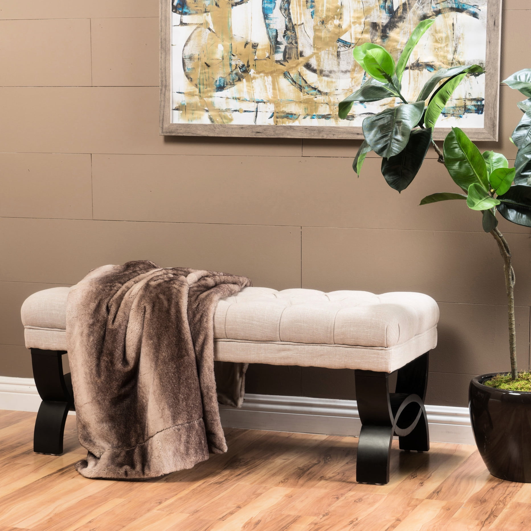 Modern Ottoman Bench+Plush and Refined”-“Dining Areas+Extra Seating ...