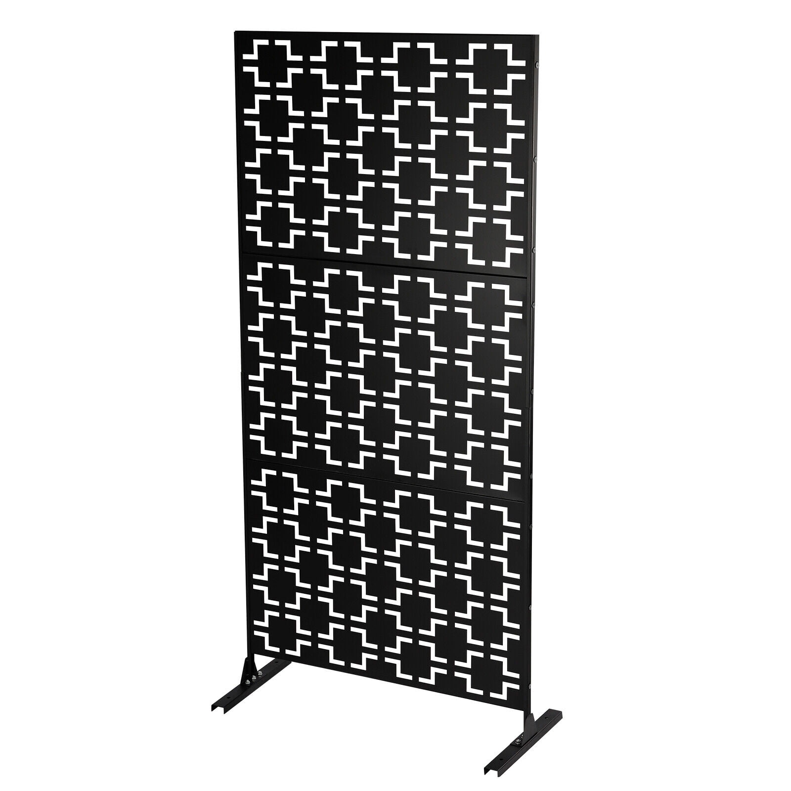 Modern Outdoor Decorative Privacy Screen Panel Planter Wall Metal Fence ...