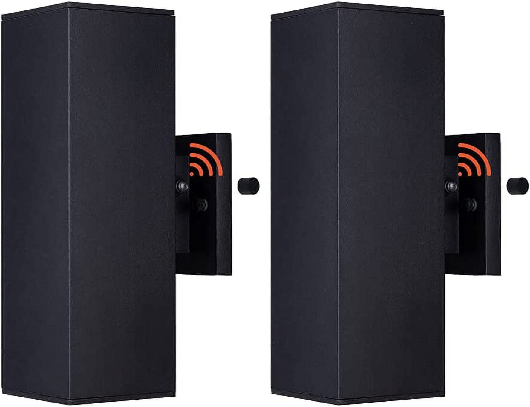 Modern Outdoor Porch Light Patio Light in 2 Lights Dusk to Dawn ...