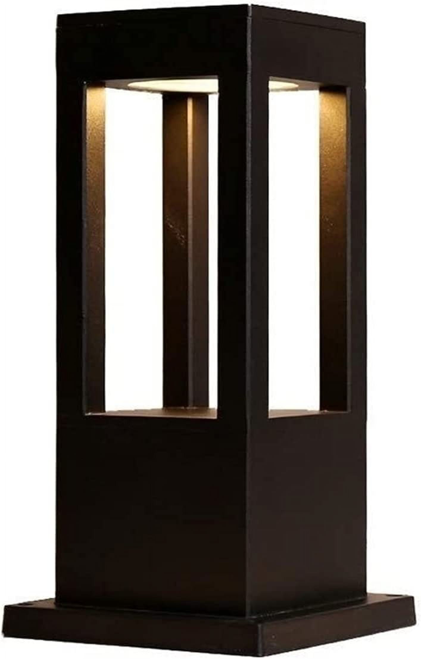 Modern Outdoor Post Light Fixture, LED Outdoor Column Lights with ...