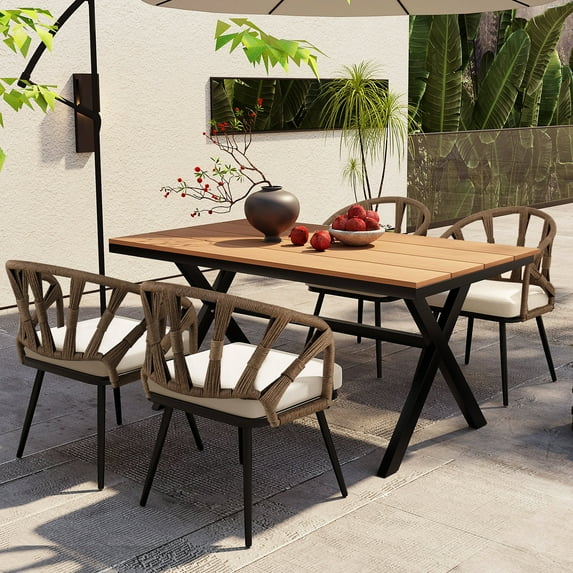 Modern Outdoor Set for Residential Use | Easy Assembly, Weatherproof ...