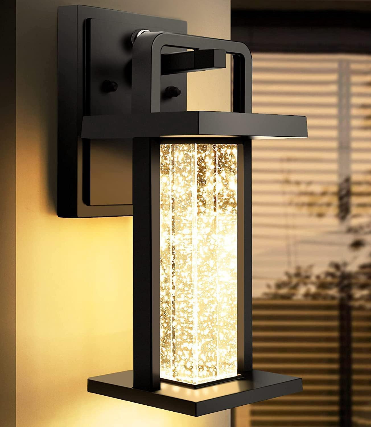 Modern Outdoor Wall Light Fixture,Dusk to Dawn Wall Mount for House ...