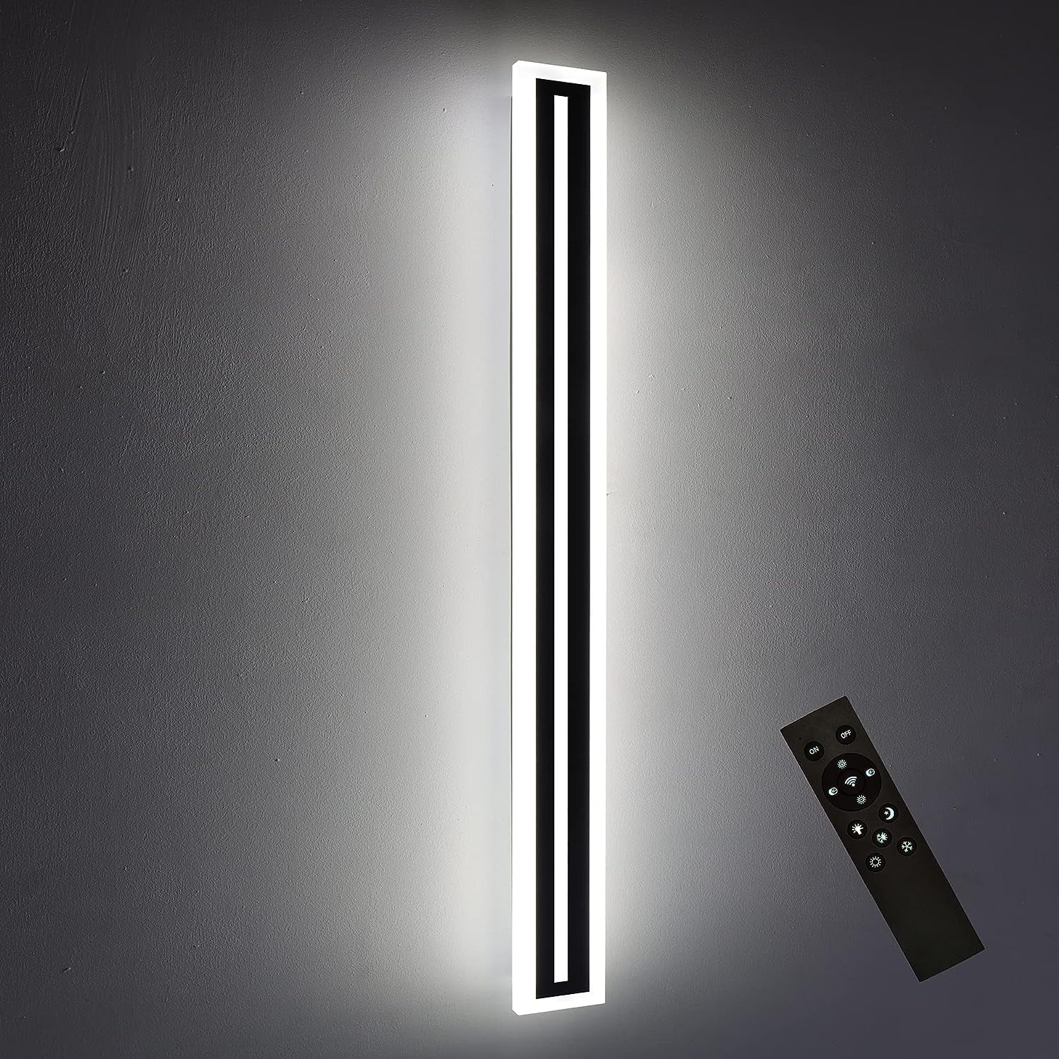 Modern Outdoor Wall Lights,LED Long Strip Lighting,Acrylic Wall Sconce ...