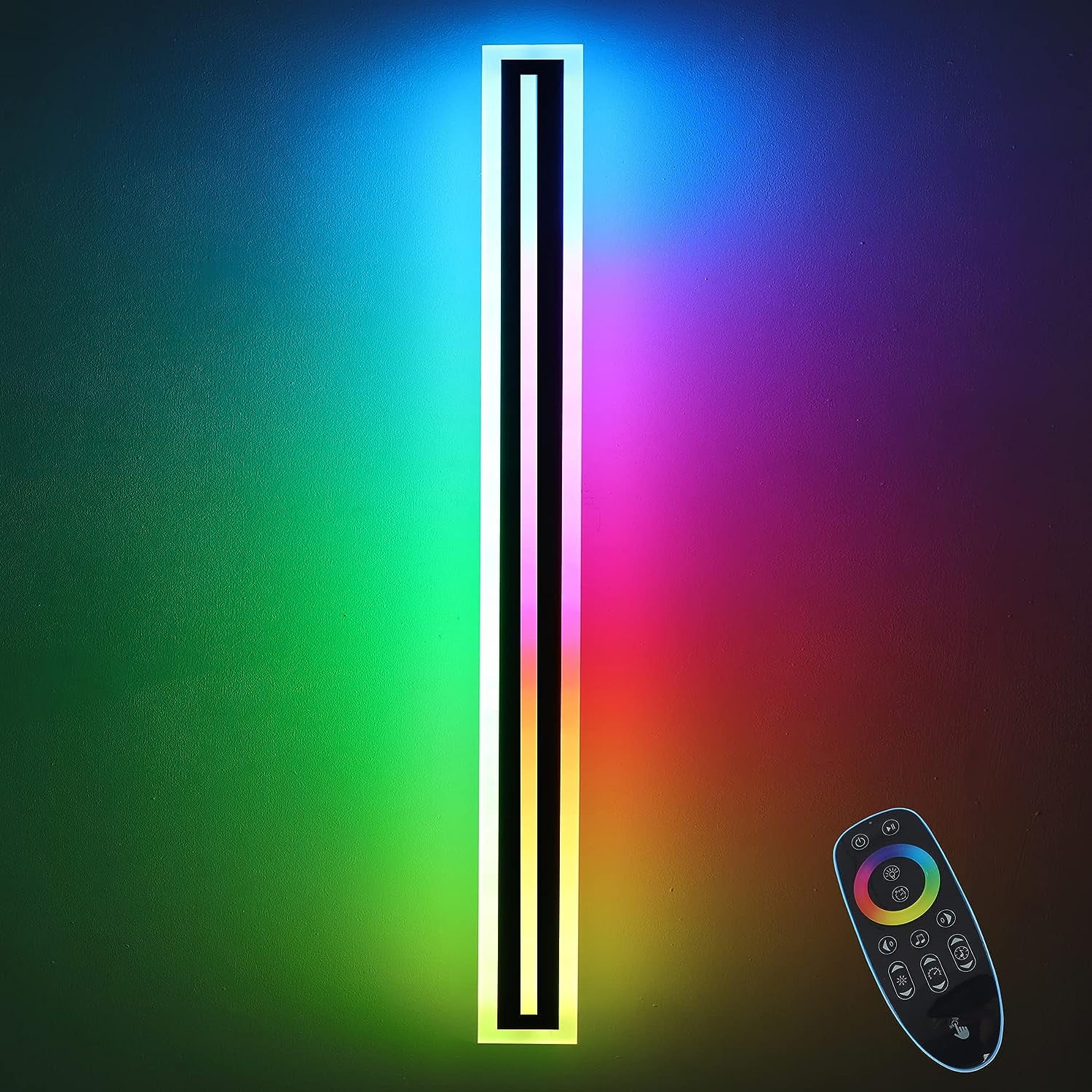 Modern Outdoor Wall Lights,LED Long Strip Lighting,Acrylic Wall Sconce ...