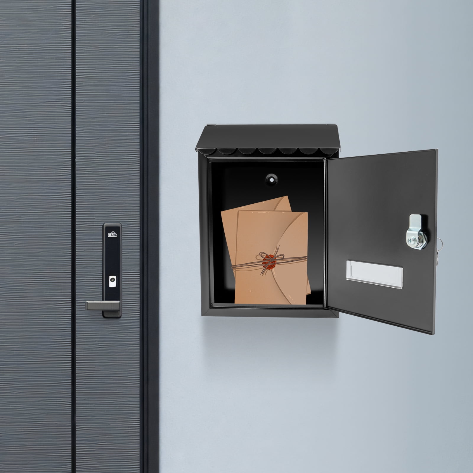 Modern Outdoor Waterproof Extra Large Drop Box Wall Mounted Mailbox ...