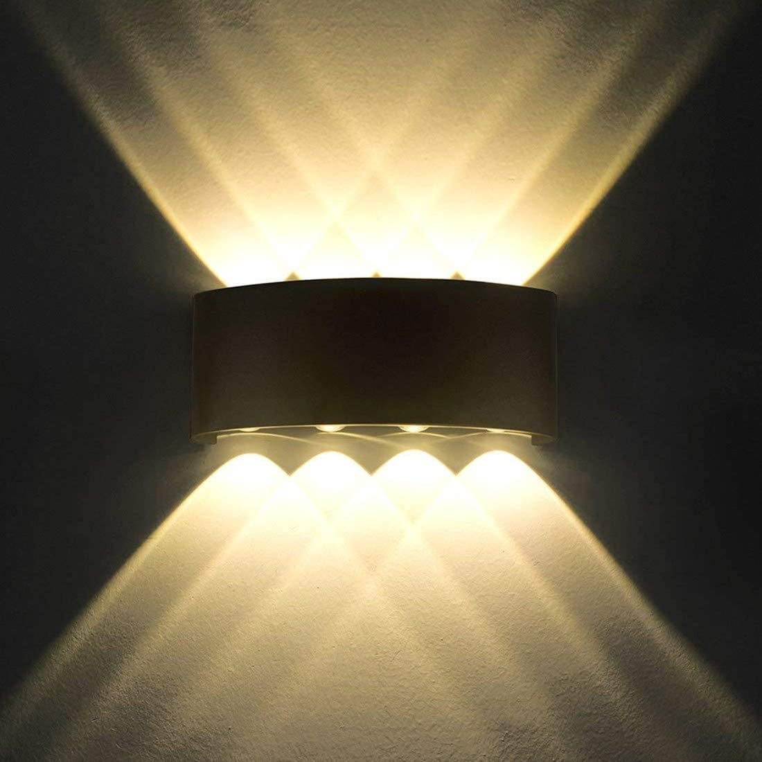 Modern Outdoor Waterproof Wall Lamps, Up Down Porch Wall Light Indoor ...
