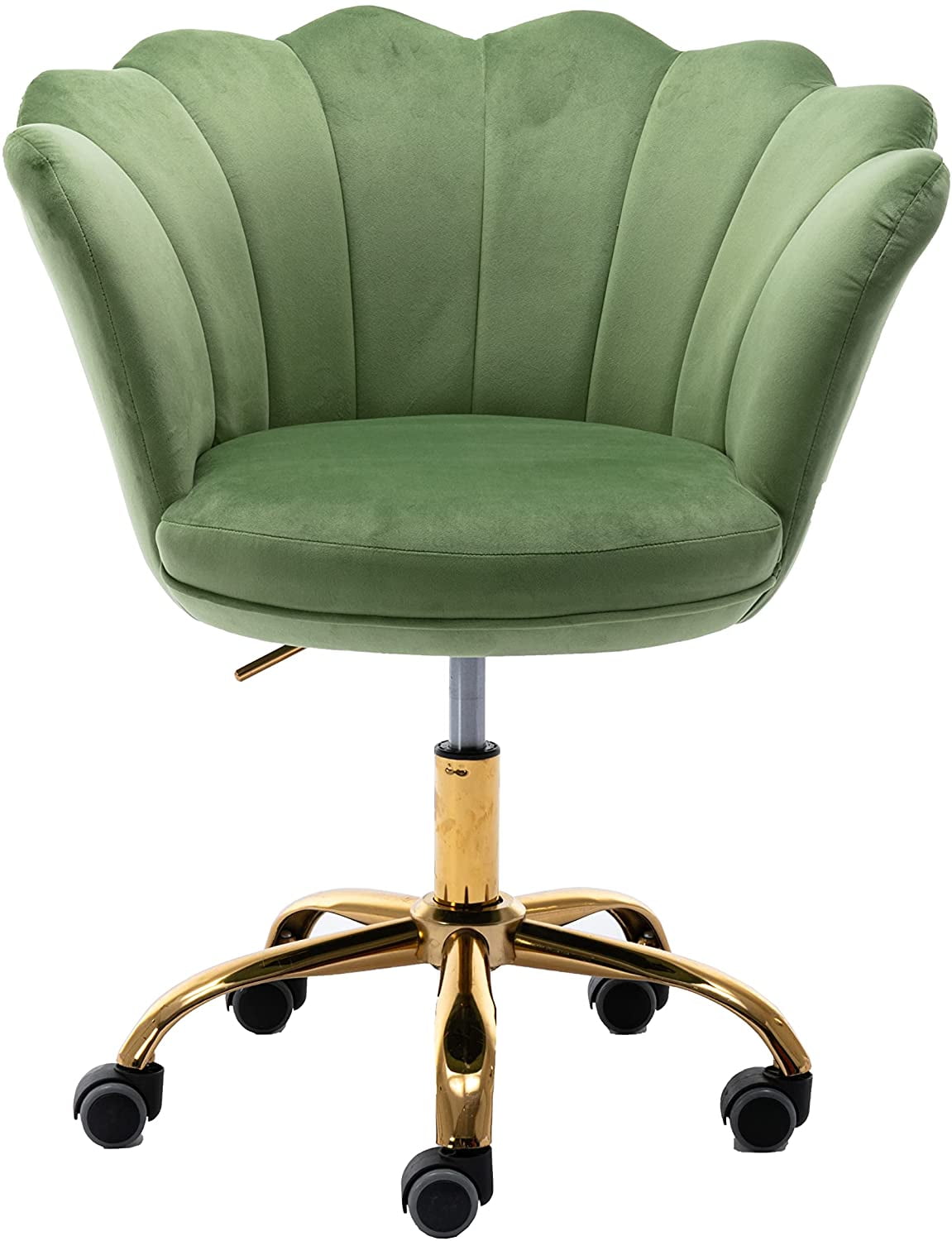 Modern Home Office Chair Desk Chair Task with Wheels Swivel Vanity ...