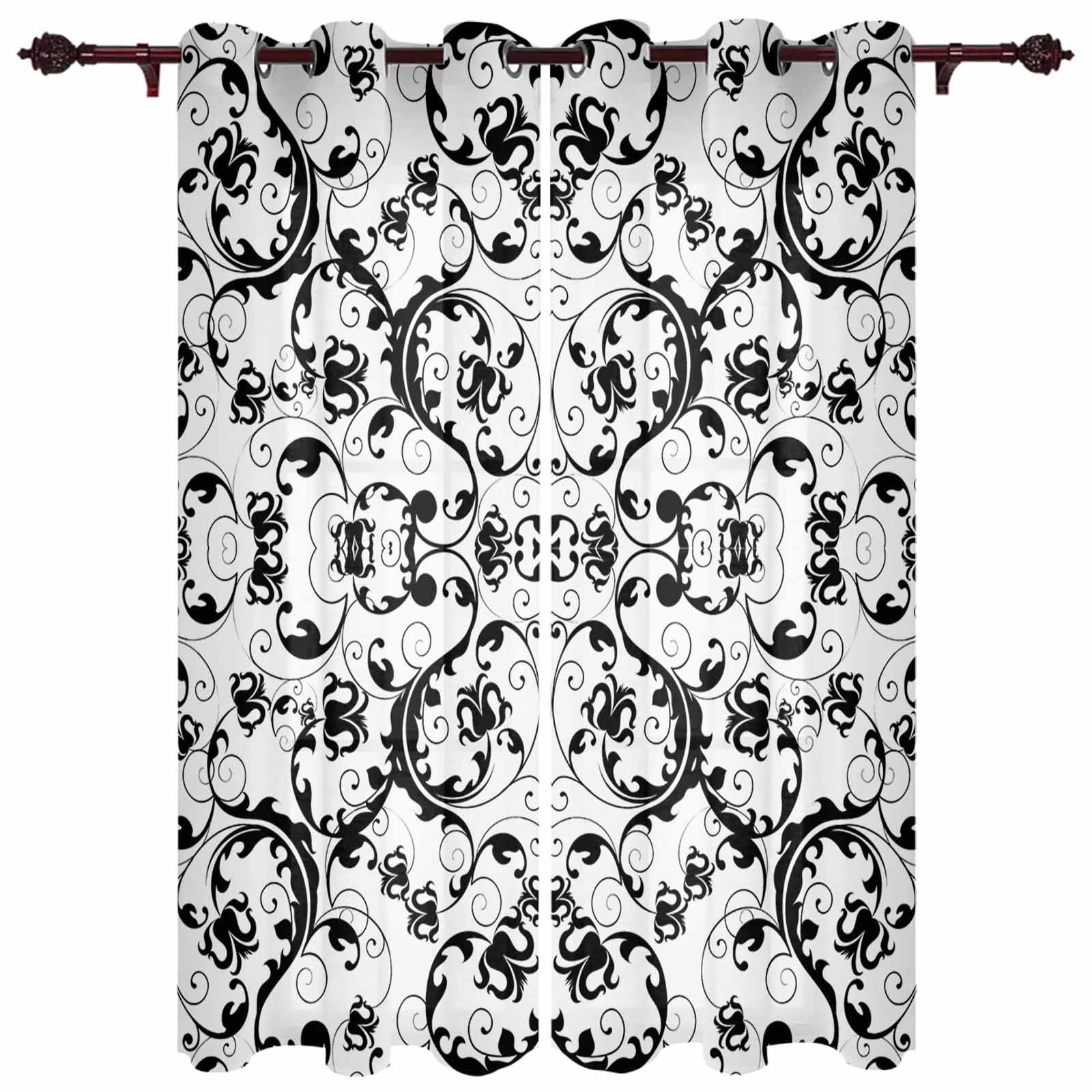 Modern Pattern Abstract Window Curtains for Living Room Luxury Bedroom ...