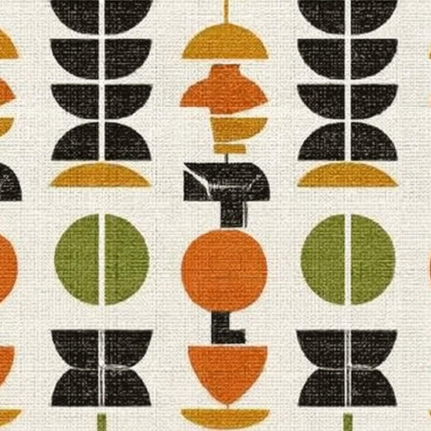 Modern Peel and Stick Wallpaper 17.7in x 9.8ft Mid Century Geometric ...