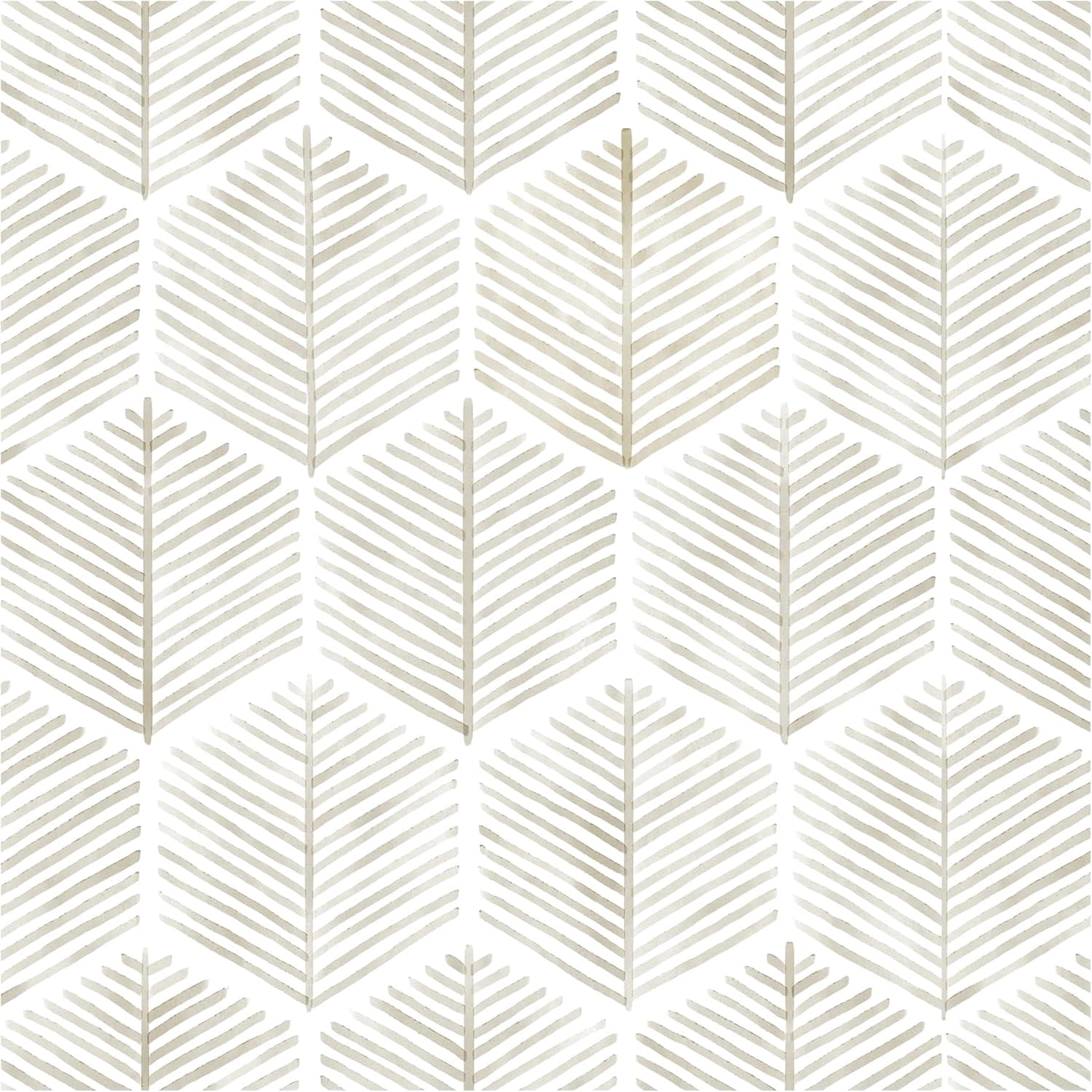 Modern Peel and Wallpaper 17.3''x78.8'' Self Wallpaper Boho Contact ...