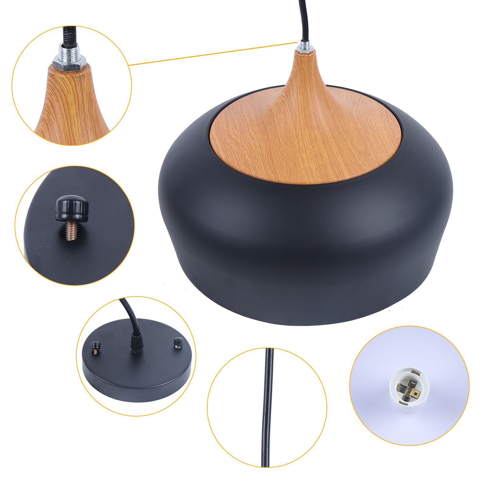 Modern Pendant Kitchen Island Hanging Lamp LED Ceiling Light Fixture ...